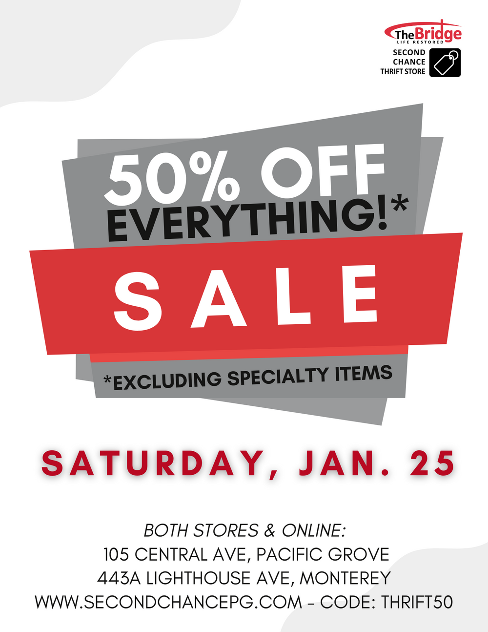 Second Chance Thrift Store – Second Chance Thrift Store - Bridge